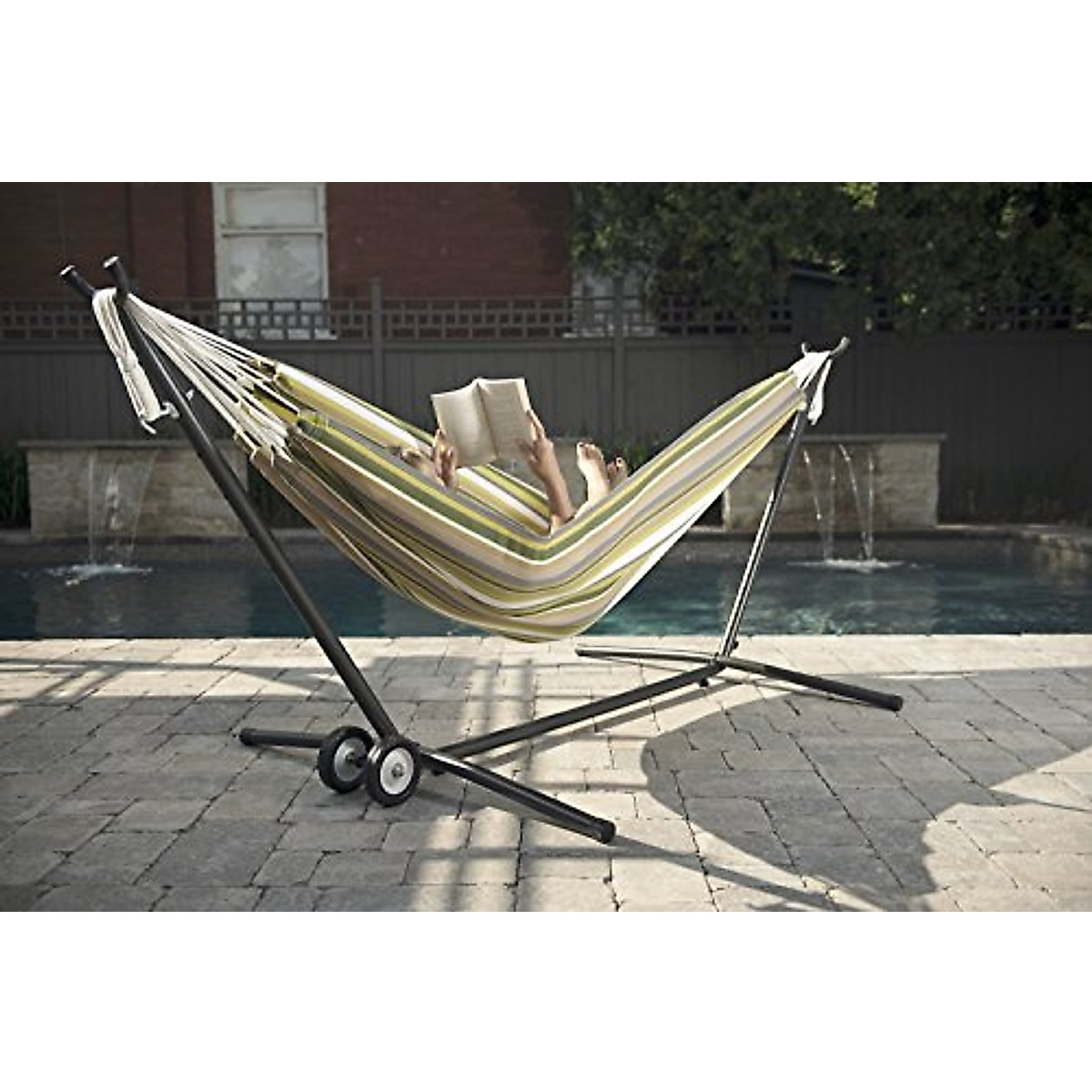 Vivere WHEEL Hammock Stand Wheel Kit , Black