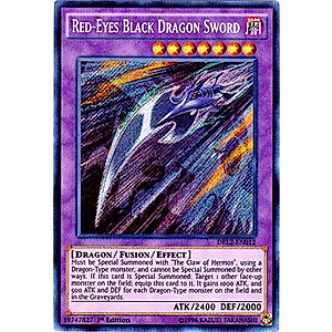 Yu-Gi-Oh! - Red-Eyes Black Dragon Sword (DRL2-EN012) - Dragons of Legend 2-1st Edition - Secret Rare