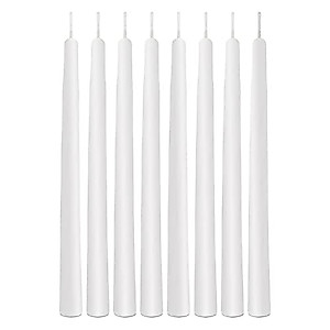 Ner Mitzvah White Chanukah Candles - Standard Size Fits Most Menorahs - Premium Quality Wax - 44 Count for All 8 Nights of Hanukkah.