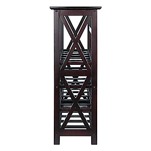 Winsome Rio Wine Storage, 28.74" W x 35.71" H x 13.39" D, Espresso