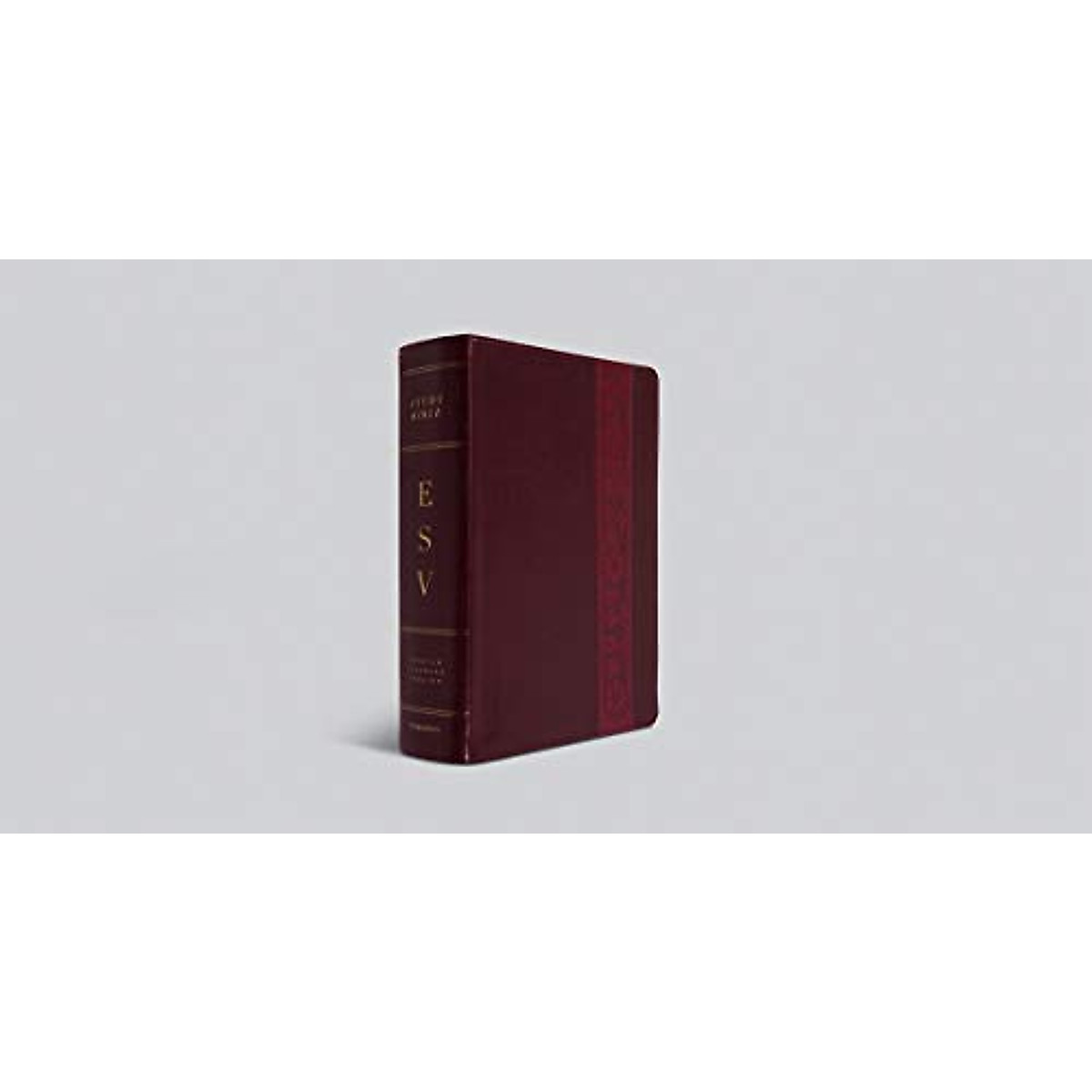 ESV Study Bible, Large Print (TruTone, Mahogany, Trellis Design)