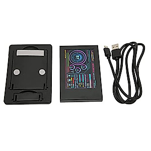PC Sensor Panel Display, Multi System Support Custom Layout Computer Temp Monitor 3.5in IPS Screen for Office