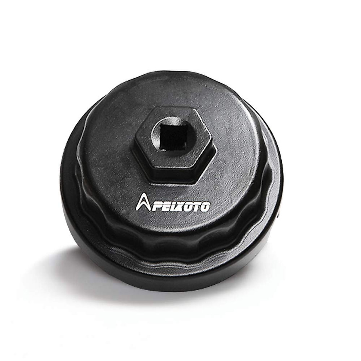 Apeixoto Oil Filter Wrench Cap Removal Tool Fits 64mm Cartridge Housing for Camry Rav4 HighLander Sienna Tundra with 2.5L-5.7L Engine