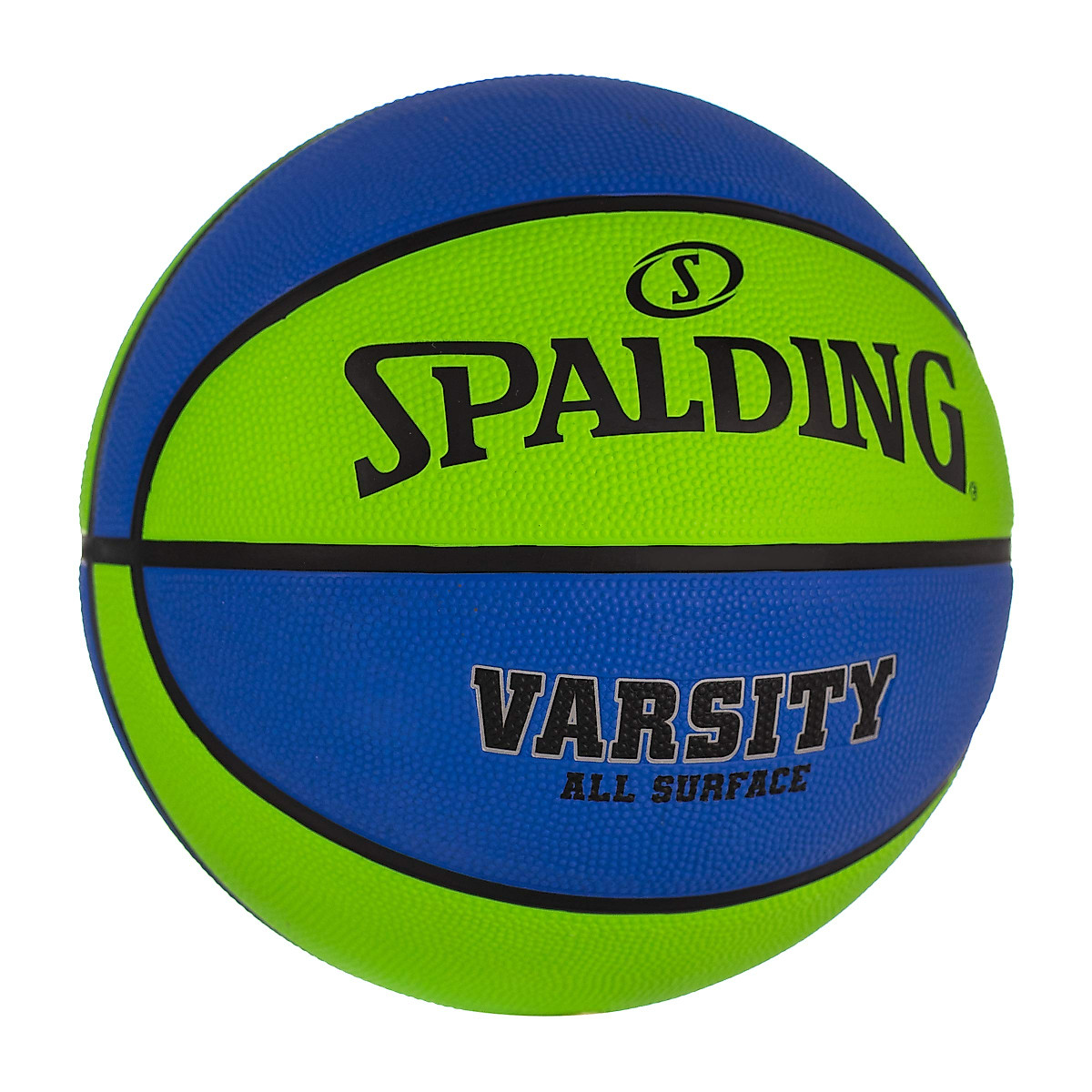 Spalding Varsity Blue/Green Outdoor Basketball 29.5"