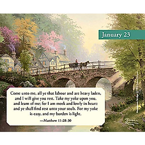 Thomas Kinkade Studios Perpetual Calendar with Scripture