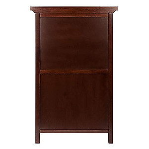 Winsome Wood Chablis Wine Storage, Walnut