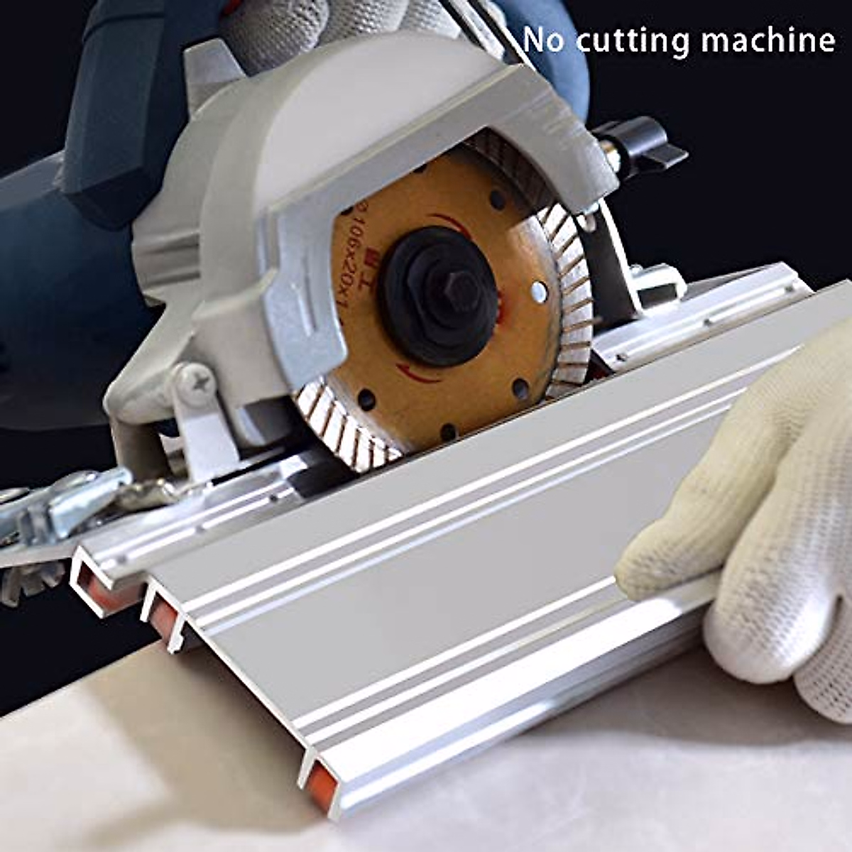 Kakalote Chamfer Frame 45 Degree Seat Miter Beveled Tile Chamfering Machine Home Tool Support Mount Cutter Electric Saw Ceramic Tile Pneumatic for Ceramic Stone (Silver)