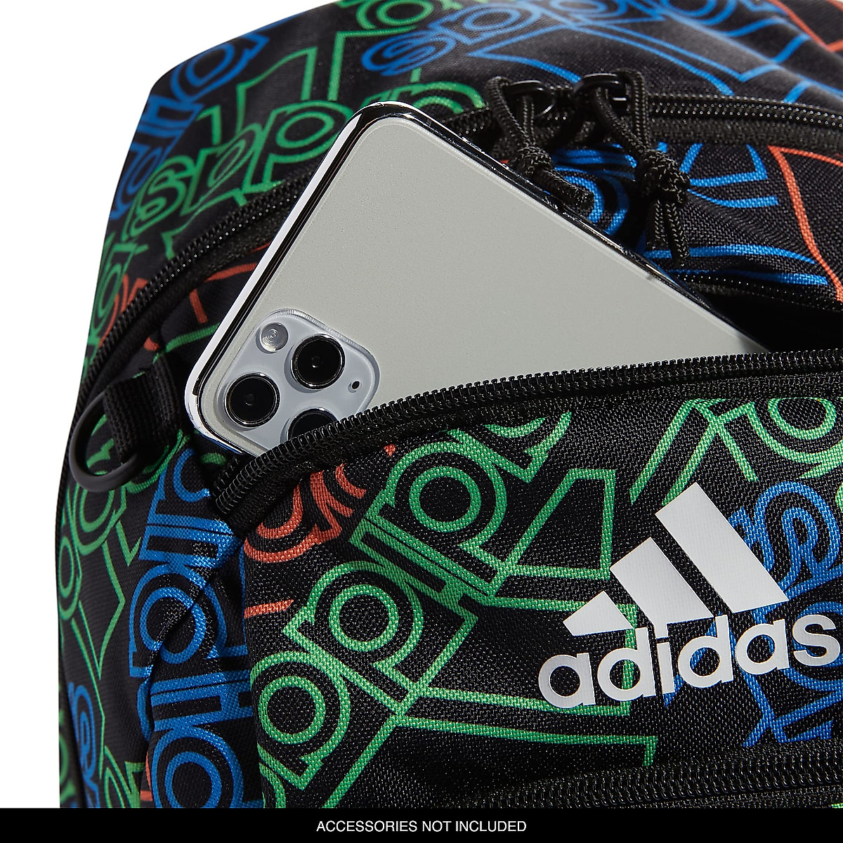 adidas Back to School BTS Creator Backpack, Outline BOS Toss/Black/White, One Size