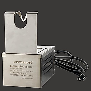 VET.PLUS Electric Tail Docker with Transformer Including Spacer for Piglet Tail Cutter Piglet Tail Cutter Cutting Heating for Piglets