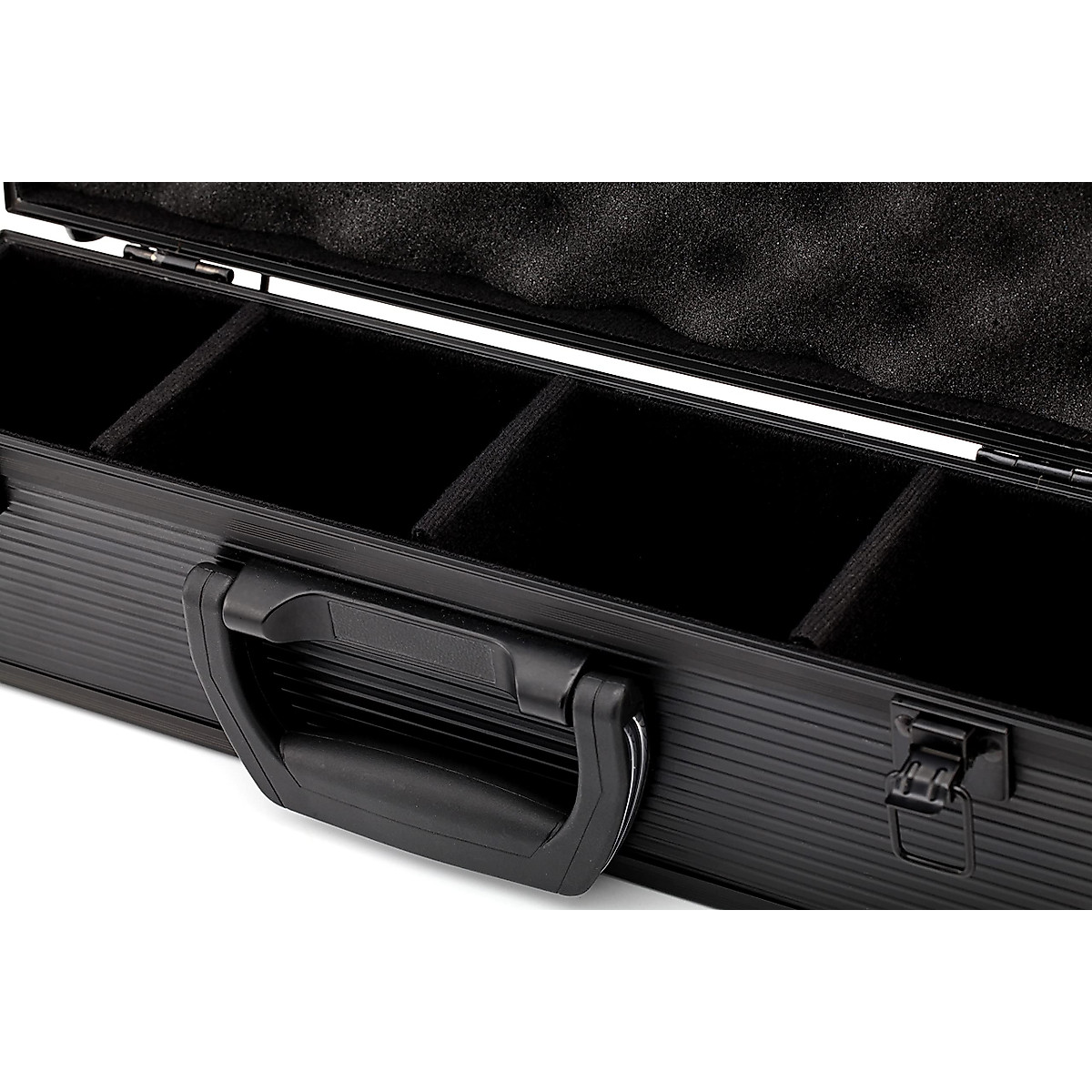 Black Metal Storage Case for TCG, Deck Box, MTG, Magic, FaB, Yugioh, Trading Cards, toploader, EDH, Commander, PTCG, TCG