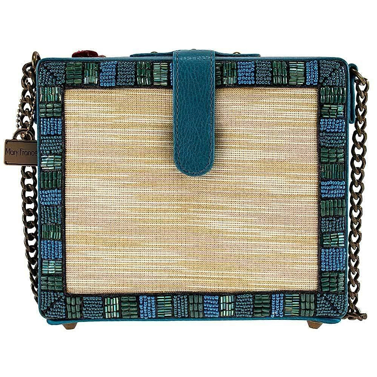 Mary Frances Tiki Bar Womens Crossbody Handbag, Multi,One Size