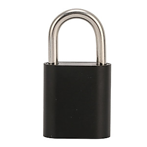 Smart Keyless Fingerprint Padlock, Biometric Fingerprint Padlock Prevent Theft Dustproof Rechargeable for Fence for Gym for Bicycle
