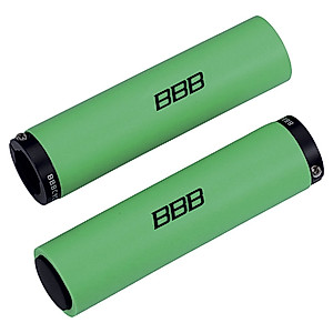 BBB BHG-35 442546 Bicycle Handle Grip, Lock-On Fixed, 5.1 inches (130 mm), Green