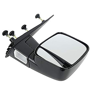 ECCPP Folding Manual Side View Mirrors Left & Right Pair Set for 2002 2003 2004 2005 2006 2007 2008 For Ford E150 E250 E350 E450 E550 Econoline Van (A Pair)