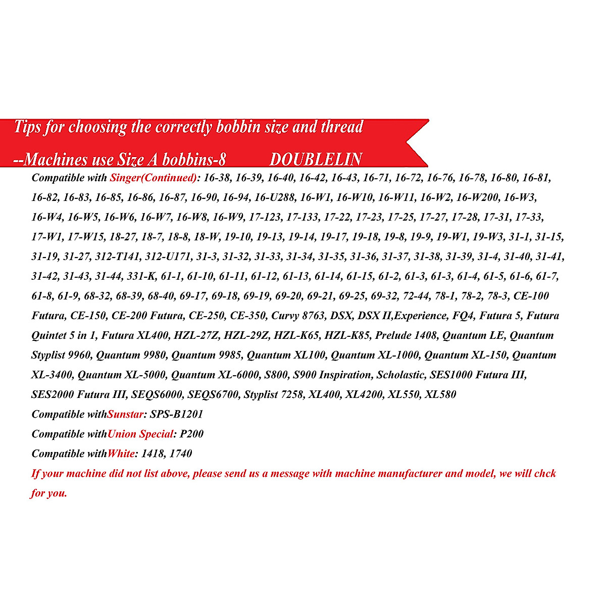 144pcs Prewound Bobbins Size A for Domestic Sewing/Embroidery Machines, Compatible with Brother Machines, Plastic Sided, Size A, Class 15, 15J, SA156, White Color, 100% Polyester, 60S/2 100 Yards