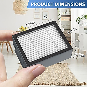 Eagleggo Replacement 4639161 High-Efficiency Filter for iRobot Roomba e, i, and j Series Robot Vacuums Filter