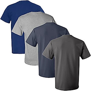 Fruit of the Loom Men's Crew Neck T-Shirt (Pack of 4), Assorted, Medium