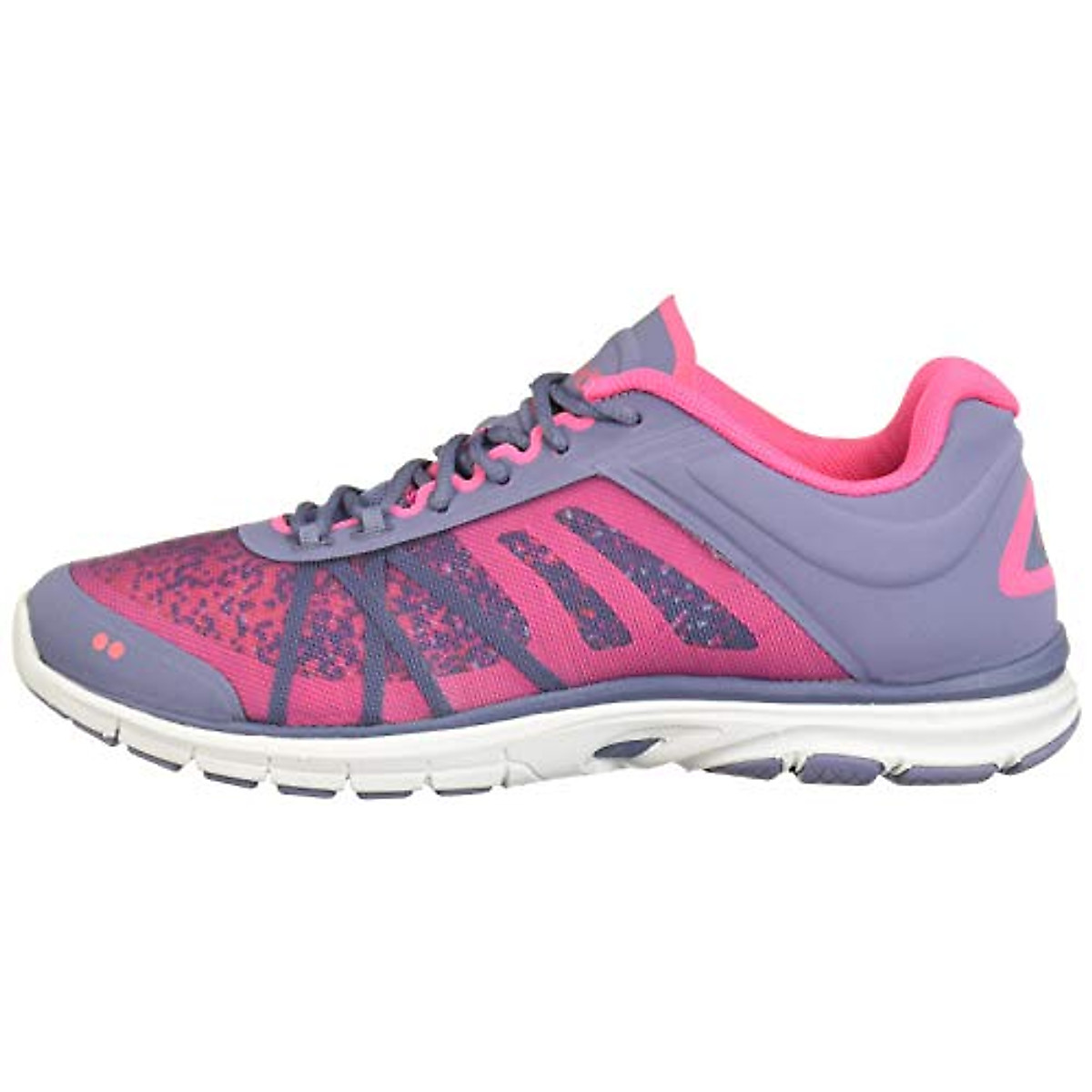 Ryka Women's DYNAMIC 2.5 Athletic Shoe, grey/pink, 8 M US