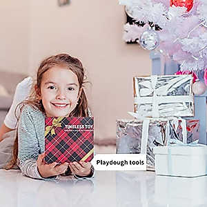 Jaeespon Dough Play Tools for Kids-40pcs Dough Sets with Dinosaur Fruit Roller Cutter Scissor and Various Plastic Accessories Molds, Best Toys Gift for Age 2-8