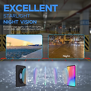 eRapta Backup Camera Rear View License Plate, 45° Adjustment Bracket with 149° Perfect Angle, Night Vision, IP69K Lever Waterproof for Pickup Truck Car SUV Sedan Truck