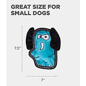 Outward Hound Tough Seamz Elephant Plush Dog Toy, Small