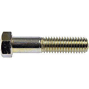 Hex Bolt | 3 Pieces | Grade 8 | 7/16 Inches-14 X 2 Inches | Yellow Zinc | Steel