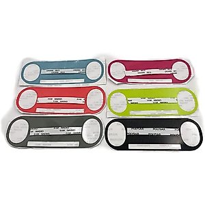 New Console Sticker Label For PS Vita 2000 PSV 2000 Console Back Cover Protector Stickers Replacement (Black)