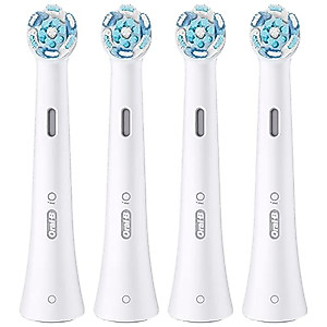 Oral-B iO Ultimate Clean Replacement Brush Heads, White, 4 Count