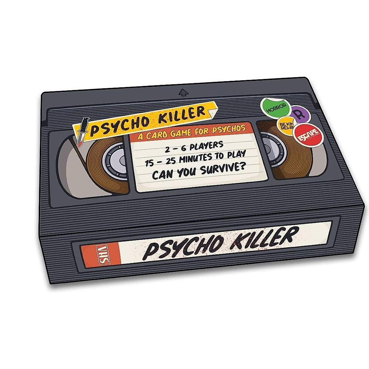 Escape Tabletop Games Psycho Killer, Fast-Paced, Hilarious and Strategic Party Game!