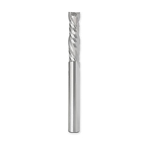 ROUTYBITS - 1/4 Diameter, Compression Cut Bit, 1/4 in Dia Shank, 1 inch Cut Length, Solid Carbide, Spiral Endmill, CNC Router Bits