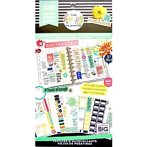 MAMBI, The Happy Planner - 635"Empowering Woman" Value Sticker Pack