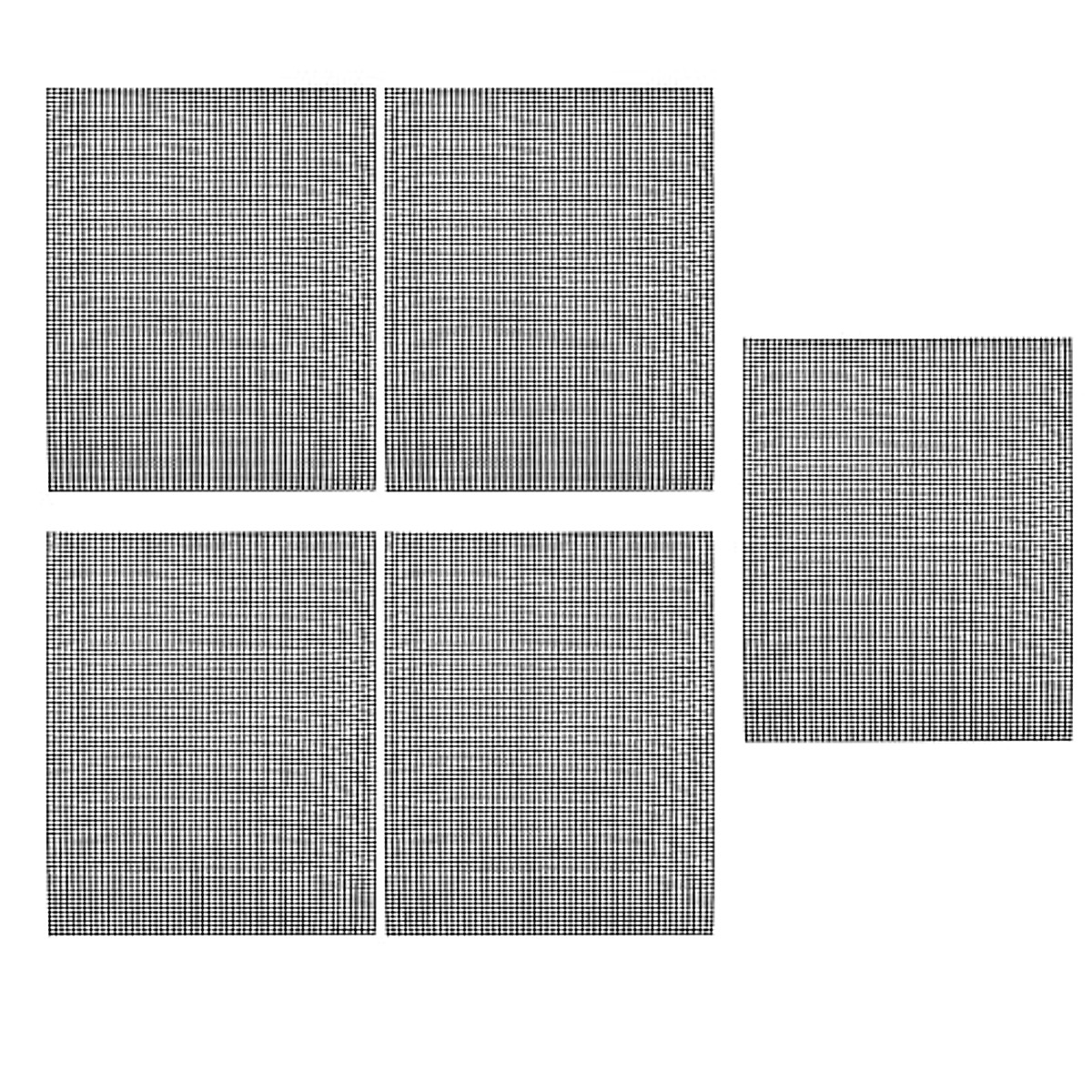 IDGGDI Flower Pot Hole Mesh Pad, 5PCS 11.8"x7.9" Bonsai Pot Bottom Grid Mat Mesh Garden's Drainage Mesh Hole Screens Mesh Pots Prevent Soil Loss Breathable Gasket