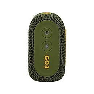 JBL Go 3 Portable Waterproof Wireless IP67 Dustproof Outdoor Bluetooth Speaker (Green)