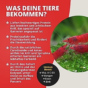 NatureHolic Proteinfeed, Shrimp Food, Protein Food, Made in Germany, Free from Fish Meal & Low-Quality Animal Meals, for Enhanced Shrimp Breeding & Growth