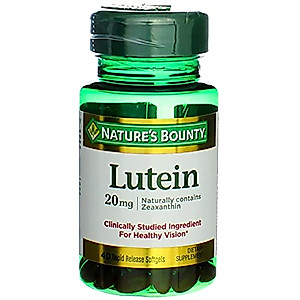 Nature's Bounty Lutein -- 20 mg - 40 Softgels