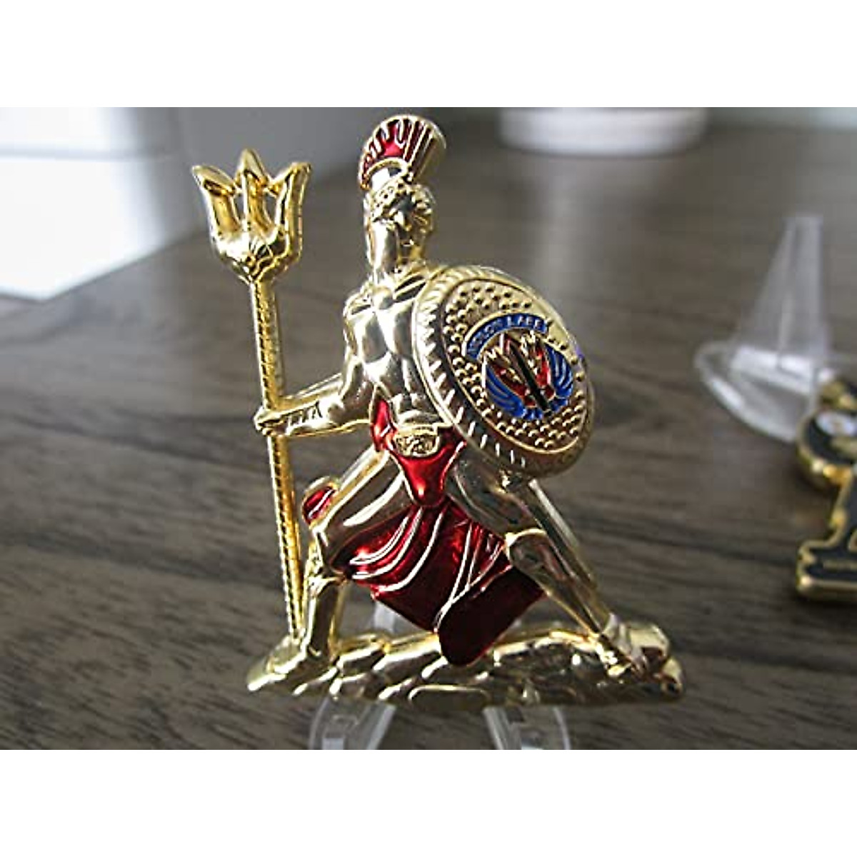 Naval Special Warfare Command Navy Seal Teams Spartan NSW Challenge Coin