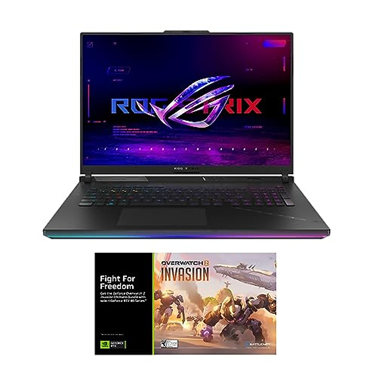 EXCaliberPC 2023 ASUS ROG Strix Scar 18 G834JY-XS97 (i9-13980HX, 64GB RAM, 8TB WD NVMe SSD, RTX 4090 16GB, 18" QHD+ 240Hz 3ms, Windows 11 Pro) Gaming Notebook