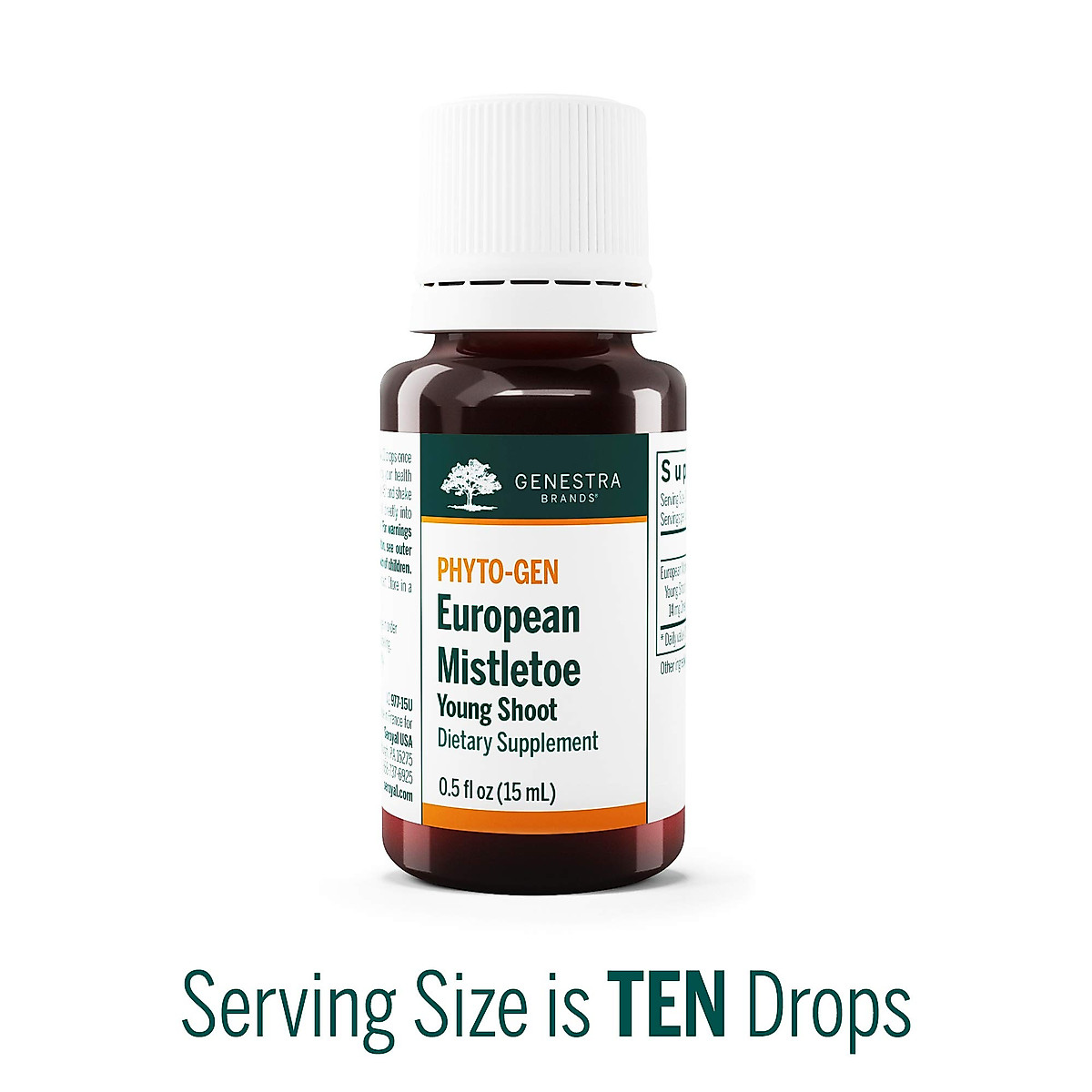 Genestra Brands European Mistletoe Young Shoot | Herbal Supplement | 0.5 fl. oz.