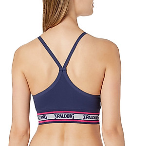 Spalding Women's Sportswear Seamless Sports Bra, Peacoat, M