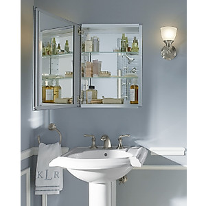 KOHLER 394-4-BN Devonshire Widespread Bathroom Faucet with Pop-Up Drain Assembly, 3-Hole 2-Handle Bathroom Sink Faucet, 1.2 gpm, Vibrant Brushed Nickel