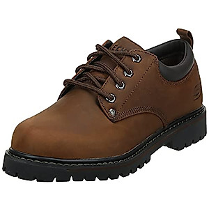 Skechers Men's Tom Cats Utility Shoe, Dark Brown, 11 M US