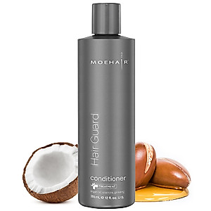 MOEHAIR Hair Guard Conditioner | Strengthens Roots and Boosts Hair Follicles | Moisturizing Conditioner | Infused with Vitamin-E, Argan Oil & Ginseng | Paraben & Sulfate Free Conditioner (12 Fl. Oz)