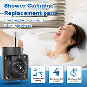 47080000 Pressure Balance Cartridge Compatible with Grohe Shower Cartridge, Pressure Balancing Cartridge Replacement for Tempress II Pressure Balance Tub Shower Cartridge and Shower Valve