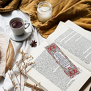 Fabric Bible Bookmark with Bonus Tassel Bookmark - Numbers 6:24-26: The Lord Bless You Bible Book Markers - Christian Bookmarks for Women & Men - Religious Bookmarks - Christian Gifts for Women