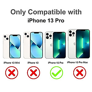 Bonoma for iPhone 13 Pro Case Leopard Plating Electroplate Luxury Elegant Case Camera Protector Soft TPU Shockproof Protective Corner Back Cover iPhone 13 Pro Case -White