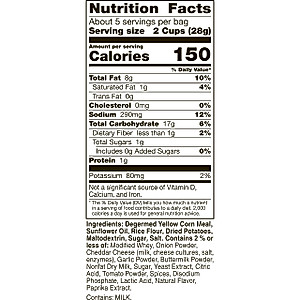 Old El Paso Fiesta Twists, Queso Cheese, Crispy Corn Snacks, 5.5 oz