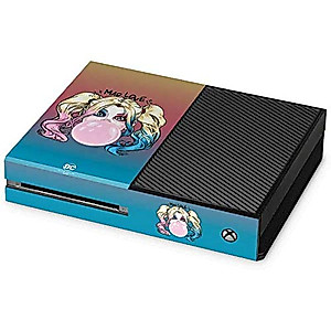Skinit Decal Gaming Skin Compatible with Xbox One Console - Officially Licensed Warner Bros Harley Quinn Mad Love Design