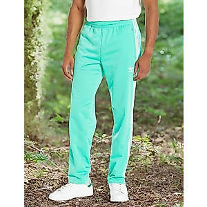adidas Originals Men's Adicolor Classics Firebird Track Pants, Green (Primeblue), Medium
