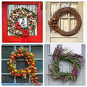 VIS'V 2 Pcs Suction Cup Hooks and 4 Pcs Adhesive Hooks