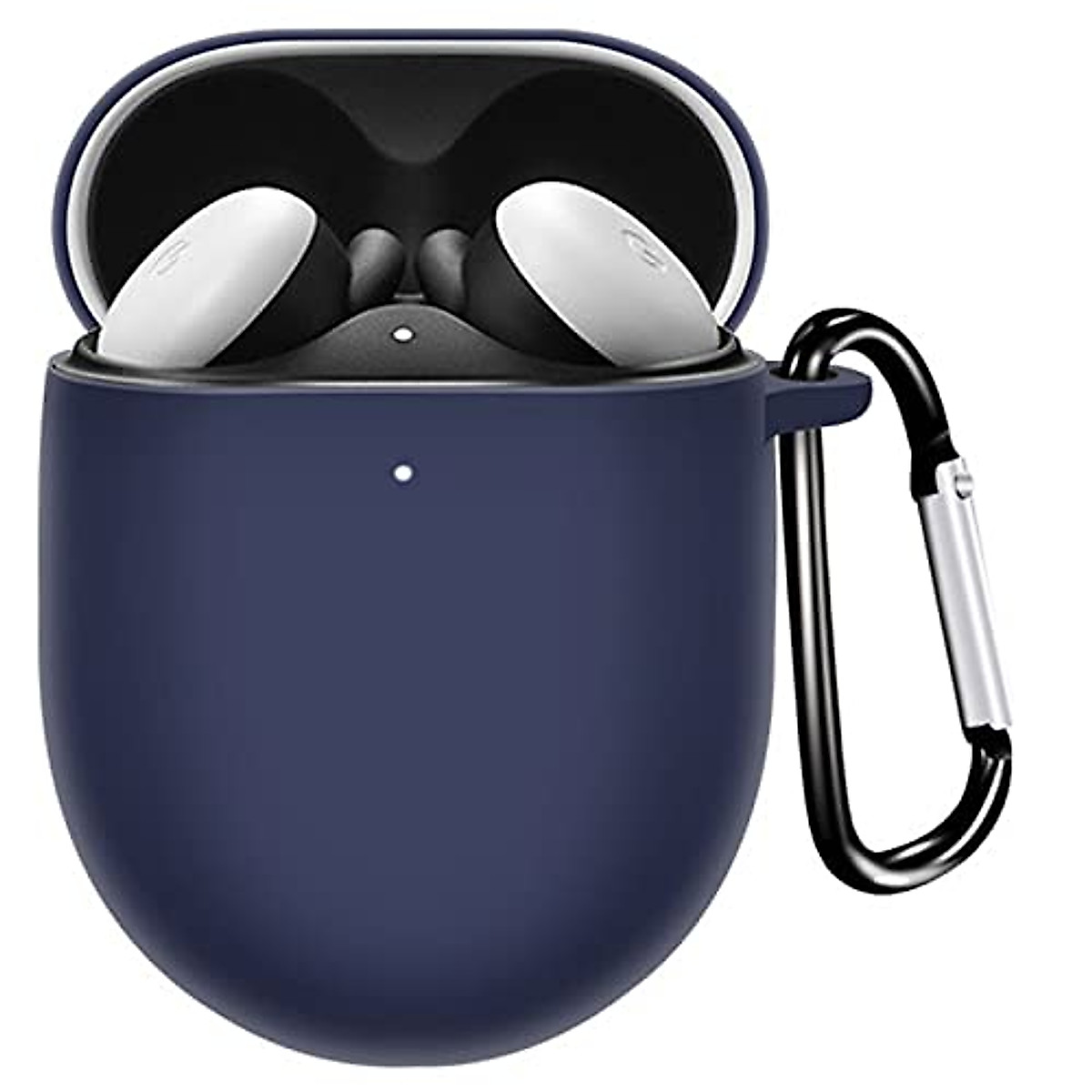 INGIDO Soft Silicone Designed for Google Pixel Buds Pro Case Cover 2022 - Midnight Blue